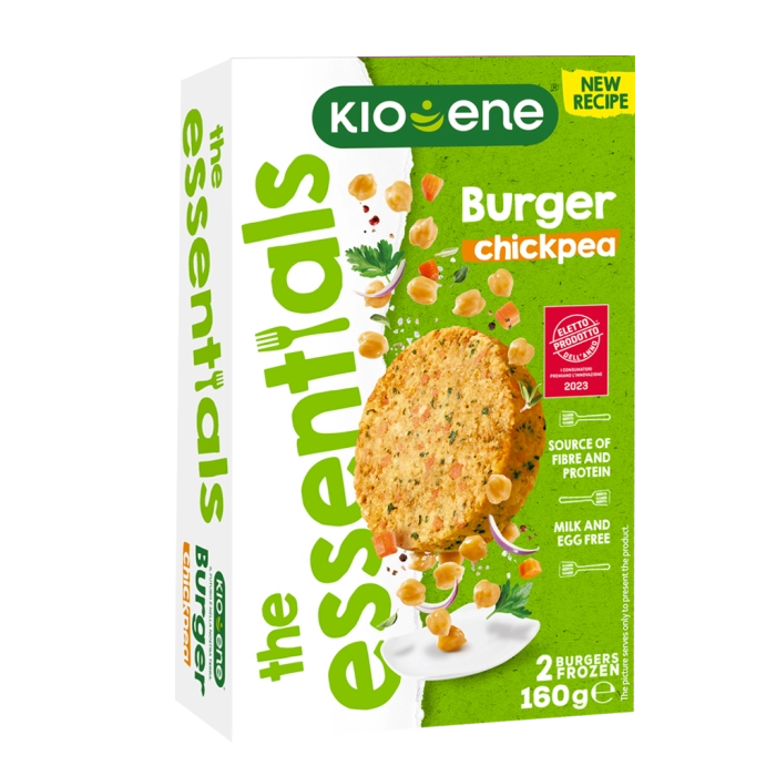 Kioene, Chickpea burger with saffron couscous and dried fruit