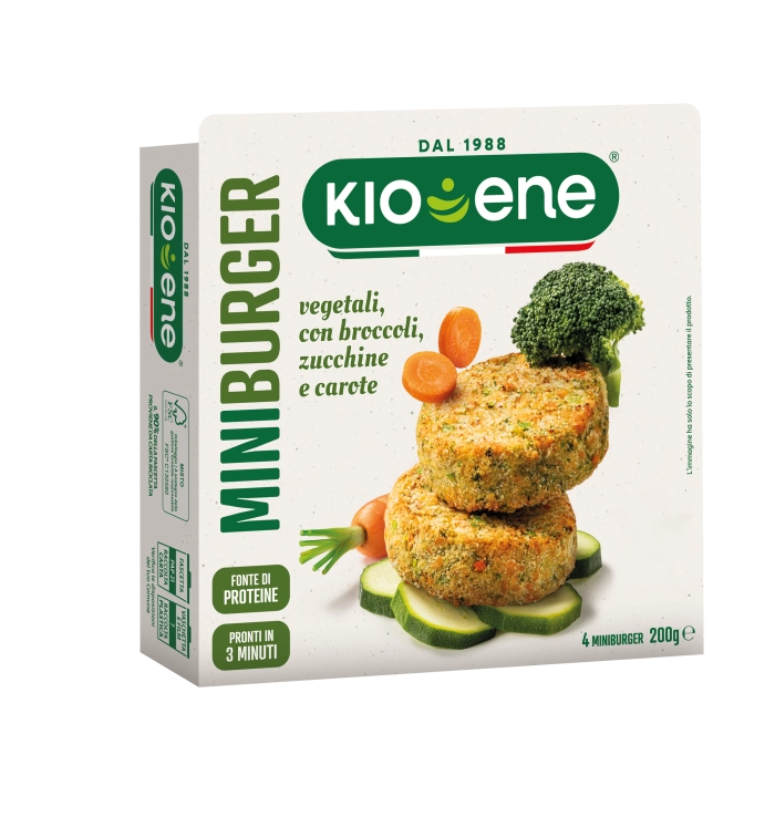 Kioene, Mini burgers with broccoli and roasted cauliflower with ...